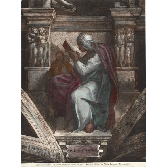 Art | Art Photo Alinari Sistine Cappella Palazzo Vaticano Persian Sibyl ...